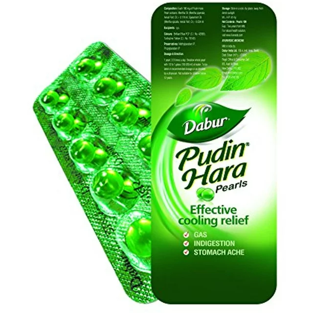 Buy Online Dabur Pudin Hara Pearls - 10 Capsules | NJ USA.